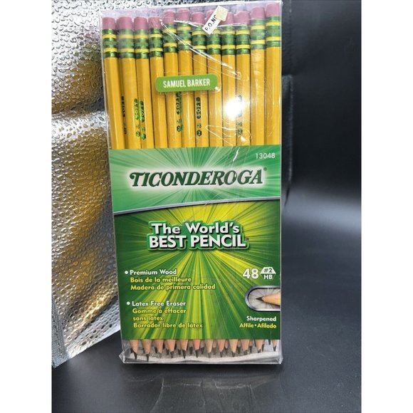 Ticonderoga | Office | Ticonderoga Number 2 Classic Yellow Pencil Wood ...